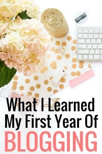 What I Learned My First Year Of Blogging