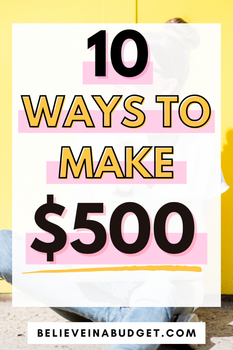 10 Ways To Make Extra Money: Earn $500 Per Month!